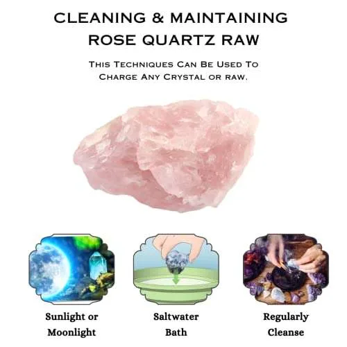 Rose Quartz Raw Crystal 2pcs Love